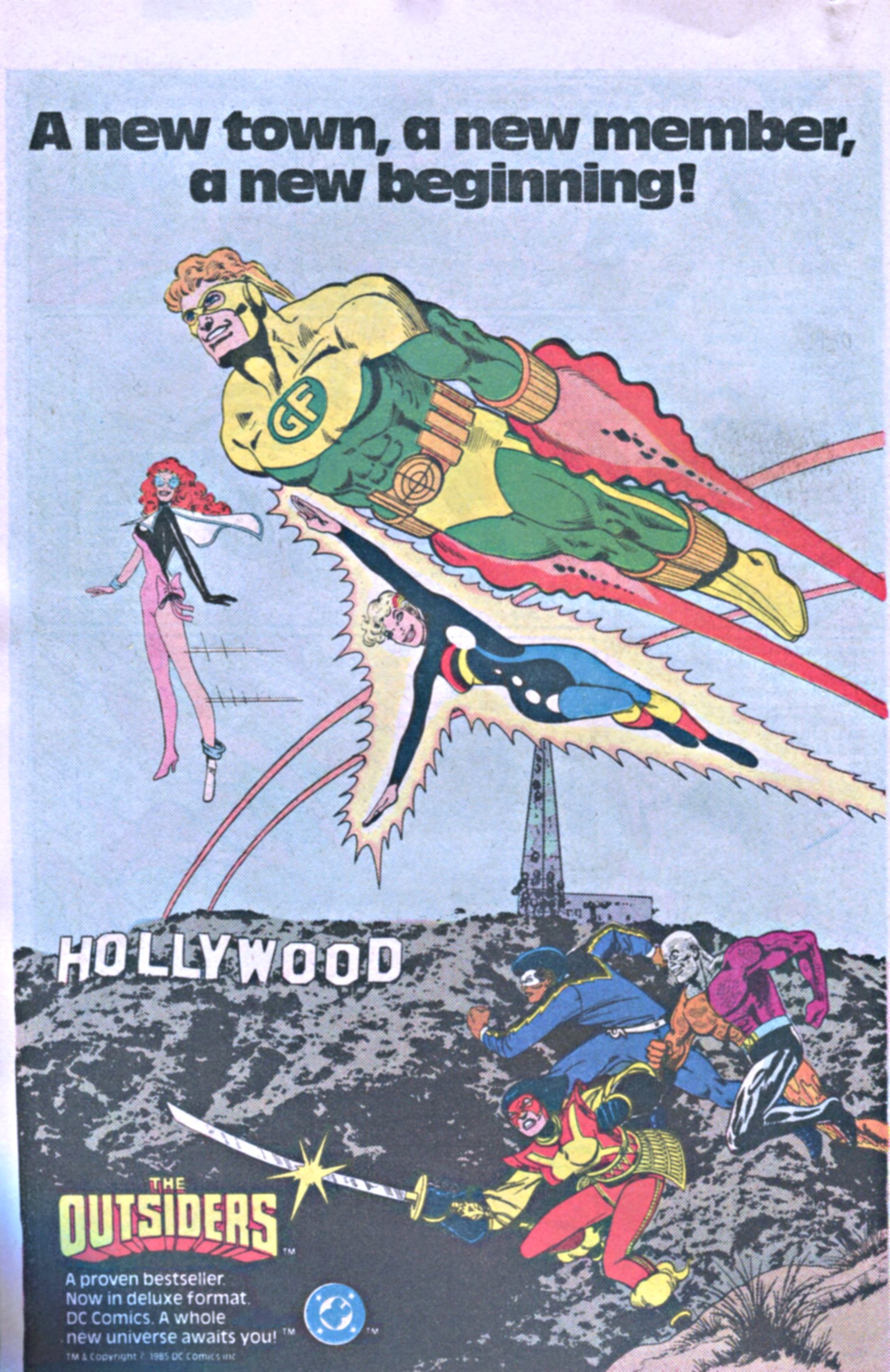 Outsiders ad | The DC Comics Presents Show